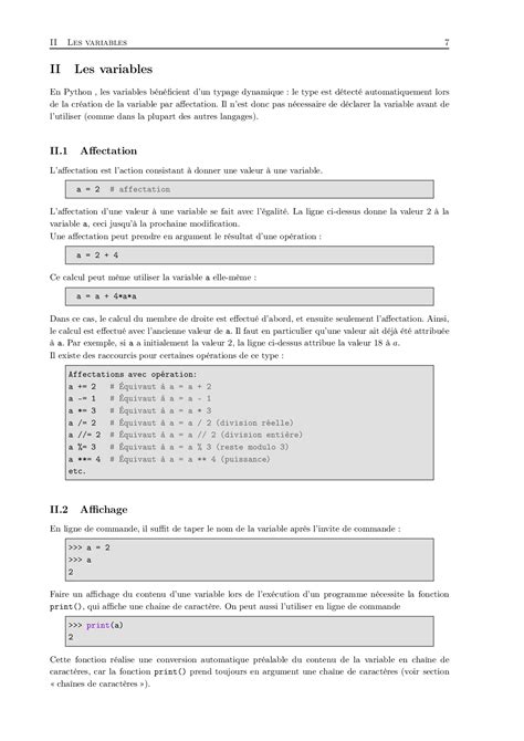 Les Bases De La Programmation En Python Alloschool