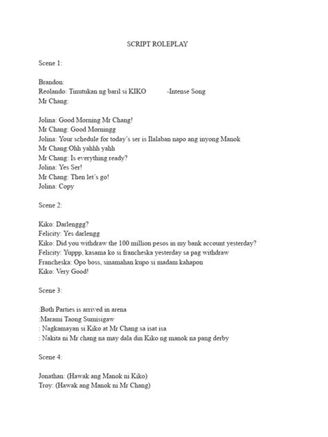 Script Role Play 6 Pdf