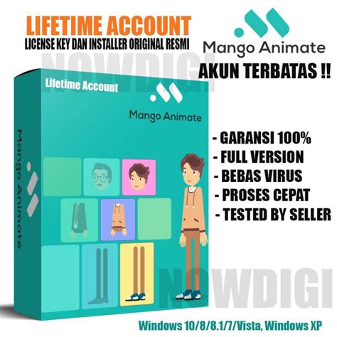 Jual Aplikasi Karakter Animasi 2d Mango Animate Shopee Indonesia
