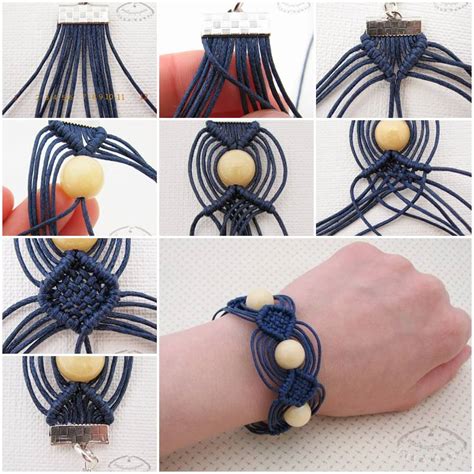 How To Make Macrame Beads Bracelet Step By Step DIY Tutorial Instructions Thumb How To