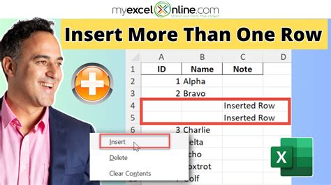 How To Insert More Than One Row In Excel Step By Step Guide