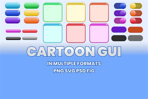 Cartoon Gui Essentials 2d Gui Unity Asset Store