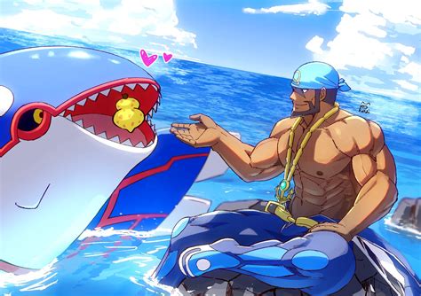 Kyogre And Archie Pokemon And 1 More Drawn By Katoributaa Danbooru