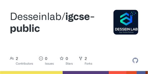 github desseinlab igcse public