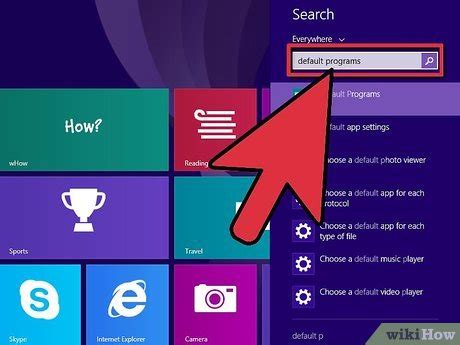 How To Set Default Programs In Windows 8