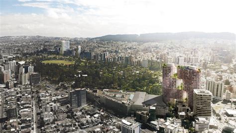 Big Designs Epiq Tower For Quito Covered In Earthy Coloured Tiles