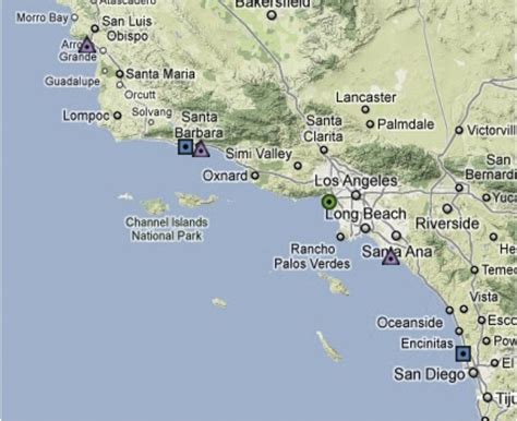 California Beaches Map