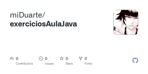 GitHub MiDuarte ExerciciosAulaJava