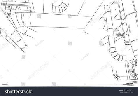 Pipeline Design Concept Stock Vector Royalty Free 296650745 Shutterstock