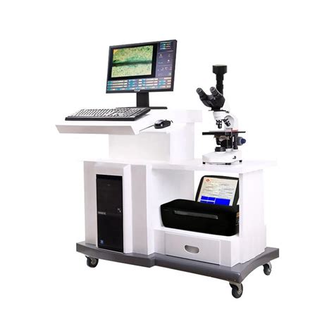 Trolley Sperm Quality Analysis With Computer Count Printer Penis Sperm Semen Automatic Analyzer