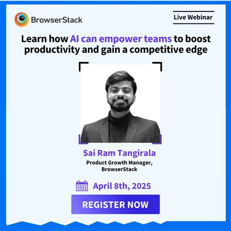 browserstack day webinar ai in testing webinar april 2025