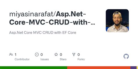 Github Miyasinarafat Asp Net Core Mvc Crud With Ef Core Asp Net Core Mvc Crud With Ef Core