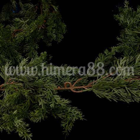 Изкуствен коледен гирлянд Кипарис 2м