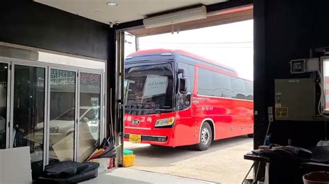 기아 전세버스 그랜버드 실버라도 운전석 맞춤형 리무진시트와 아임반헤드레스트 Youtube