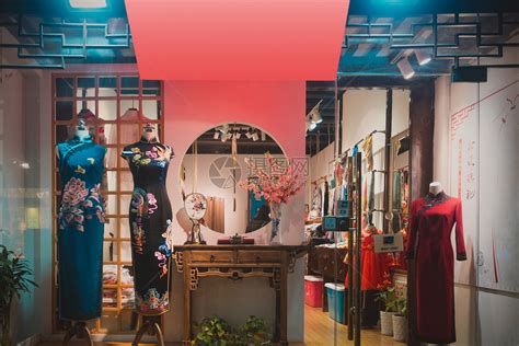 旗袍店设计效果图 旗袍设计效果图 伤感说说吧