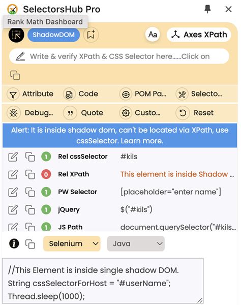 The Next Gen Xpath And Css Selectors Ide Selectorshub Pro