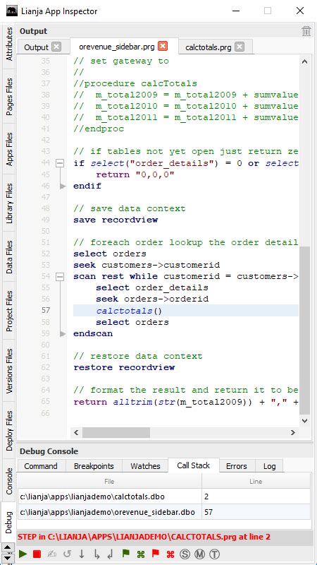 Debug Tab Lianjapedia