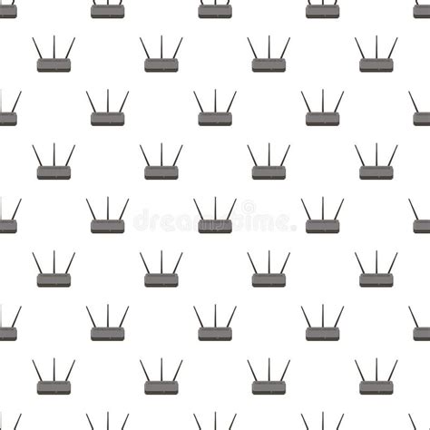 Wireless Router Pattern Stock Vector Illustration Of Sign 120380837