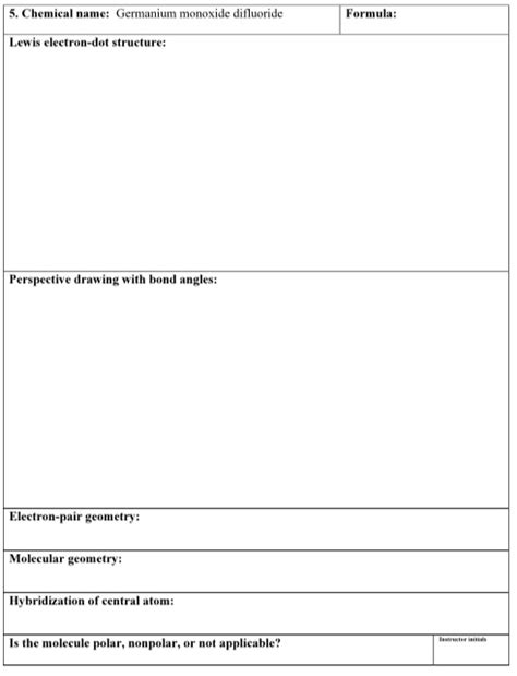 Solved 2 Chemical Name Selenium Monoxide Dichloride