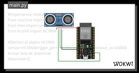 Distancia Meca Wokwi ESP32 STM32 Arduino Simulator