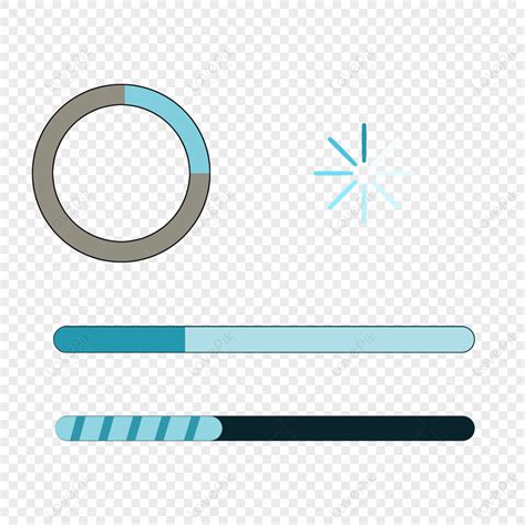 파란색 페이지 대기 아이콘 일러스트 레이블버튼단추 Png 일러스트 무료 다운로드 Lovepik