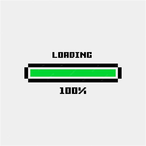 Premium Vector Loading Bar Button Game Graphic Asset