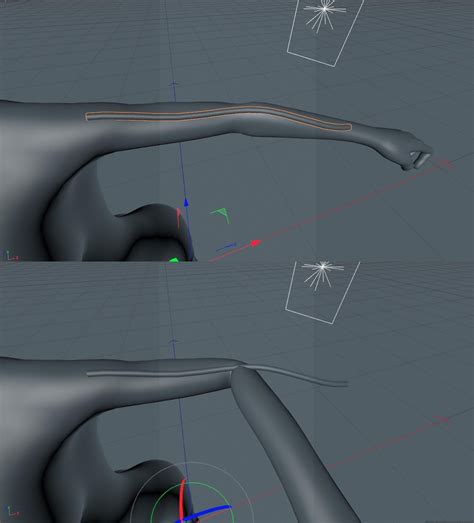 attach spline to rigged character r cinema4d