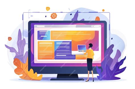 Premium Photo Web Development Programmer Engineering And Coding Website On Augmented Reality