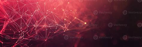 Futuristic Digital Network Visualization With Glowing Nodes And Lines Representing Data