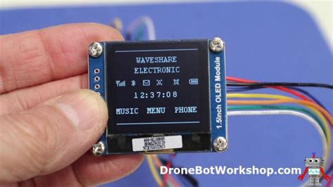Using Oled Displays With Arduino Dronebot Workshop
