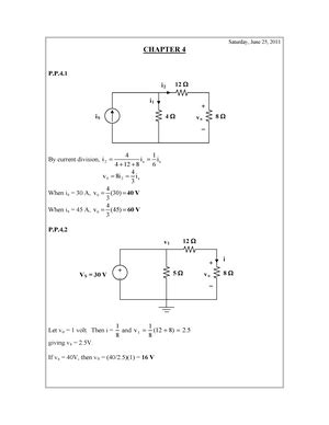 Solution Manual For Fundamentals Of Electric Circuits Th Edition By Alexander Compress Solution