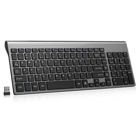 Cimetech Wireless Keyboard Easytyping Compact Full Size Wireless Computer Keyboard 2 4g Ultra