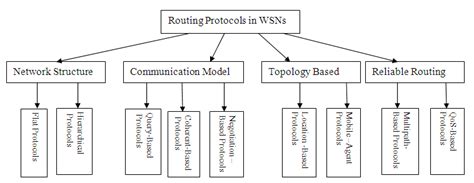 Hierarchy Of Routing Protocol Network Structure The Structure Of The