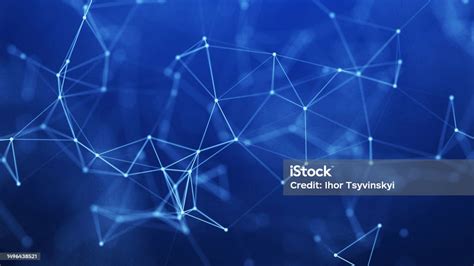 추상적인 디지털 연결 점 기술 배경 네트워크 연결 구조 신경총 효과 3d 0명에 대한 스톡 사진 및 기타 이미지 0명 3차원 형태 가상현실 Istock