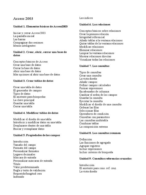 guia access 2003 2007 pdf bases de datos ventana informática