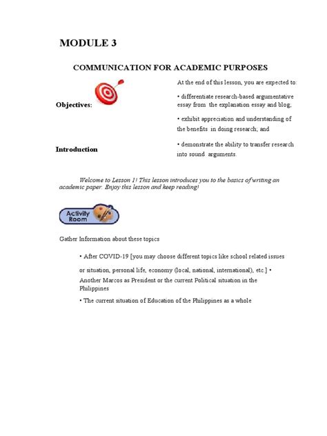 Module 3 Lesson 1 Pdf Hypothesis Proofreading