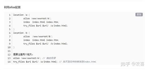 nginx配置，访问多个前端项目 知乎