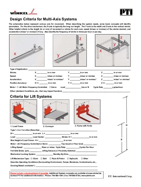 Fillable Online General Procedure For Servo Axis Design In Multi Degree