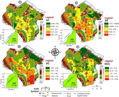Spatial Patterns Of The Saturation Indices Of Calcite Dolomite