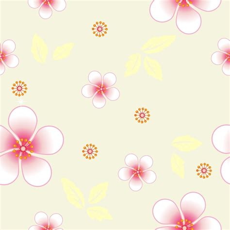 Premium Vector Seamless Floral Background Repeat Many Times