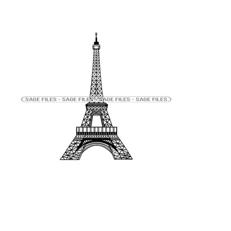 Eiffel Tower SVG Eiffel Tower Svg Paris Svg Eiffel Towe Inspire Uplift