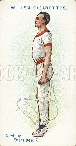 Dumb Bell Exercises 7 For Developing Muscles Of Thighs … Stock Image Look And Learn