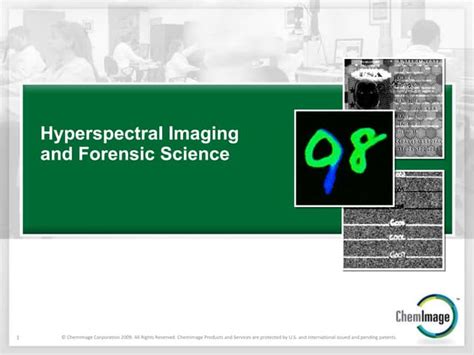 Hyperspectral Imaging For Forensic Examination Ppt