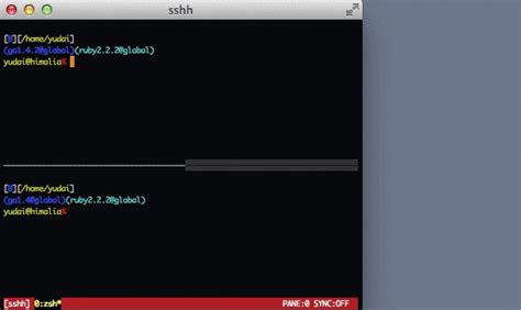 GitHub Yudai Sshh A SSH Session Duplicator For Tmux