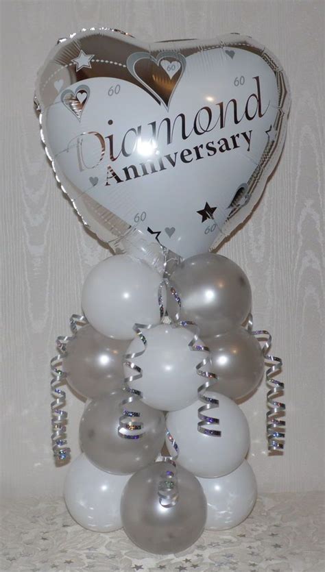 Elegant Diamond Wedding Anniversary Balloon Ideas With Sparkling Touches