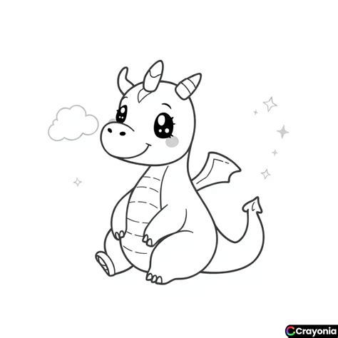 Kumpulan Gambar Untuk Mewarnai Tema Naga