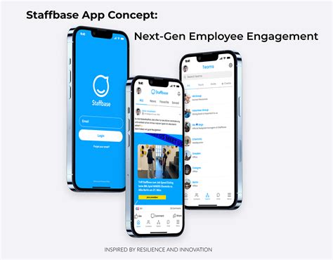 Staffbase App Concept Next Gen Employee Engagement Behance