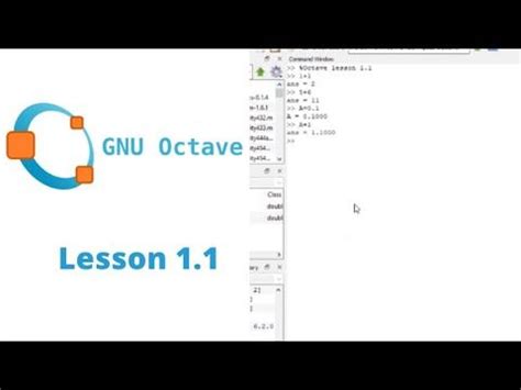 Lesson Octave Tutorial Matlab Introduction To Octave YouTube