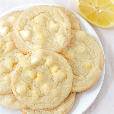 Lemon White Chocolate Chip Cookies Recipe