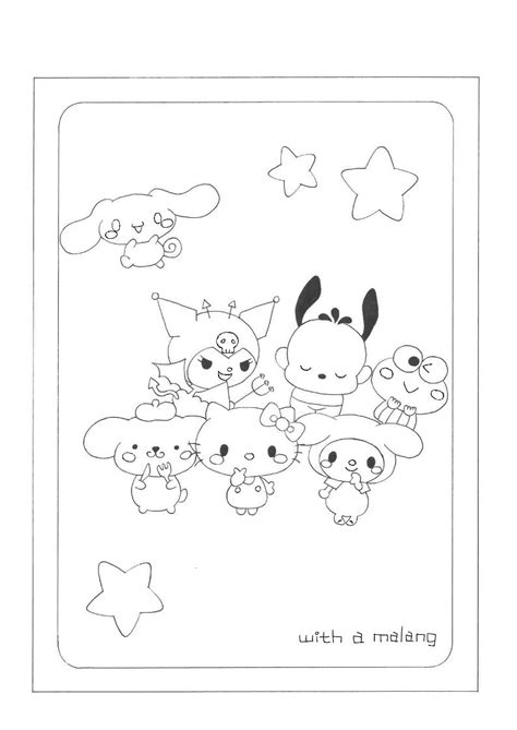 [ 산리오 말랑이 거래판 만들기 ] 손그림 무료도안 말랑이랑 네이버 블로그